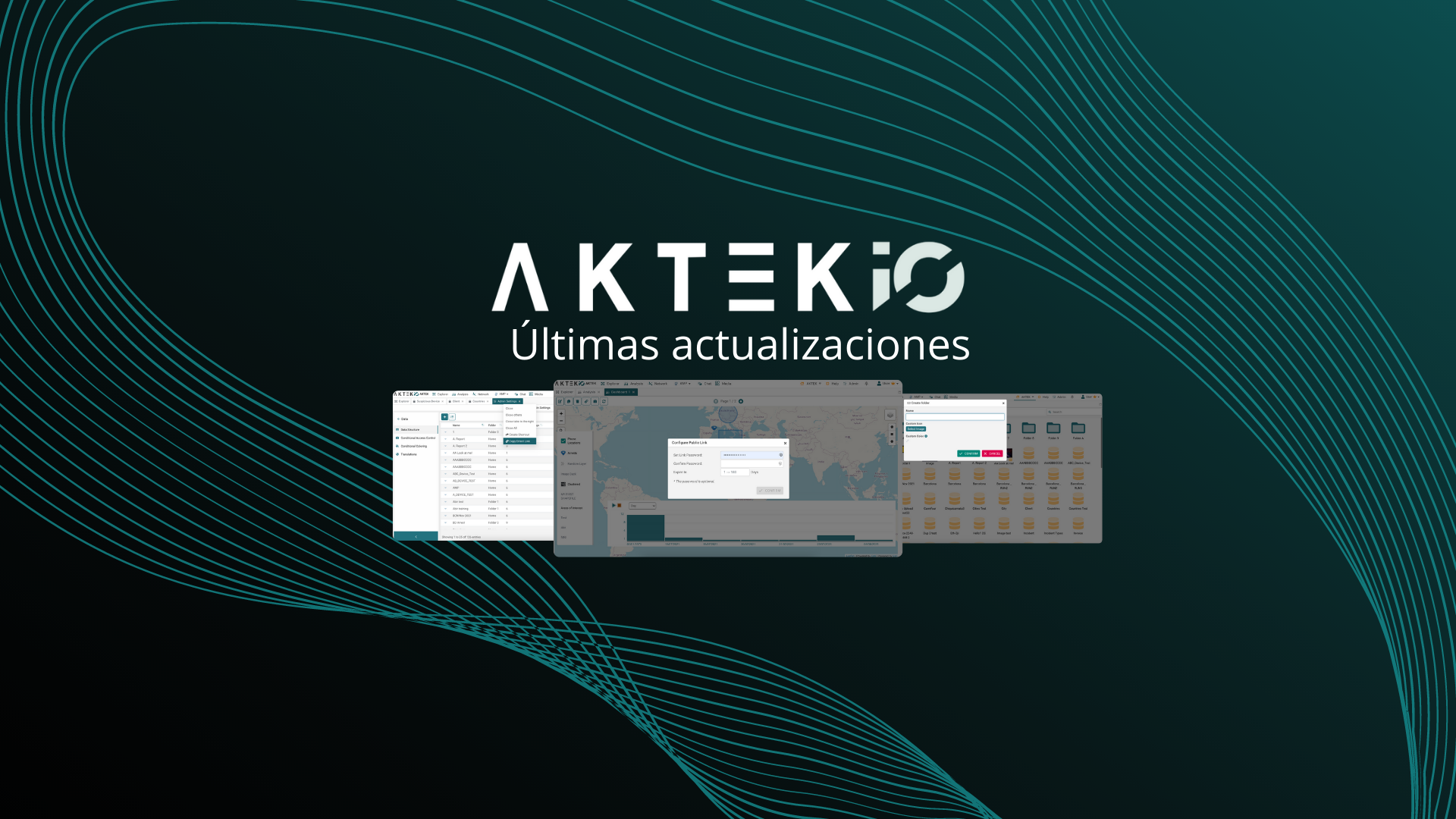 La lista Completa de Actualizaciones de AKTEK iO en Enero 2022